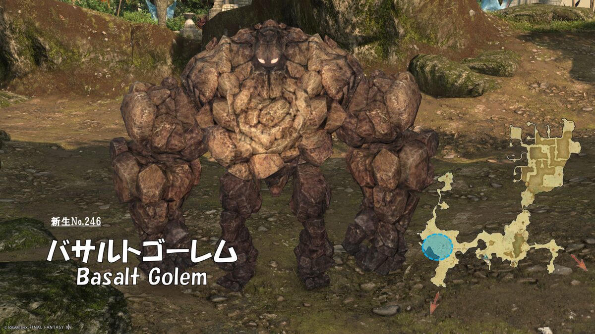 新生No.246 バサルトゴーレム(Basalt Golem)｜さにすとのインベントリ